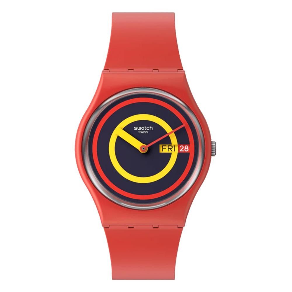 Orologio Swatch Gent Biosourced Concentric Red