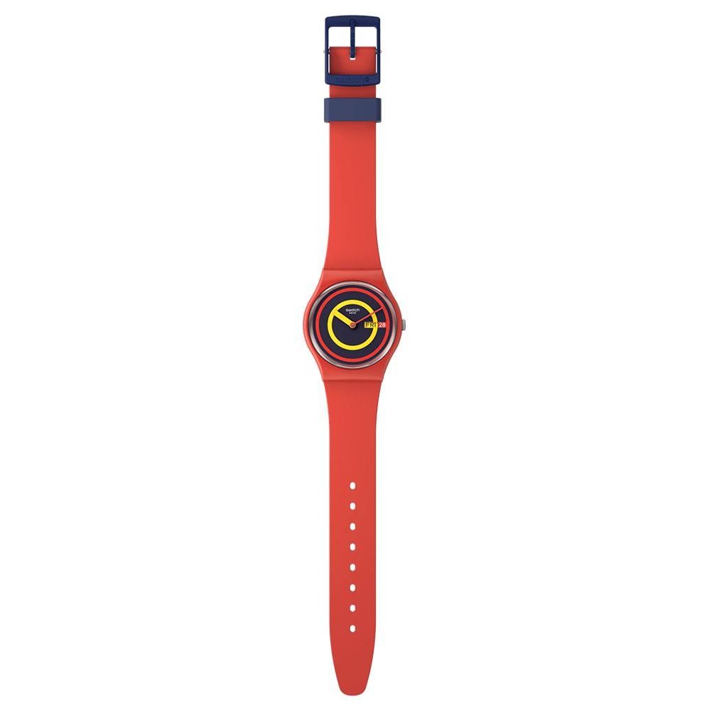 Orologio Swatch Gent Biosourced Concentric Red
